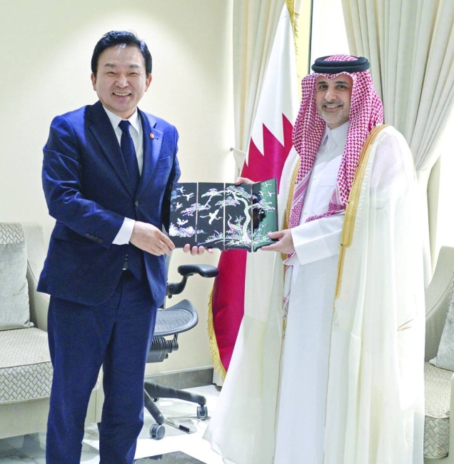 Al-Subaie meets South Korean minister - Gulf Times