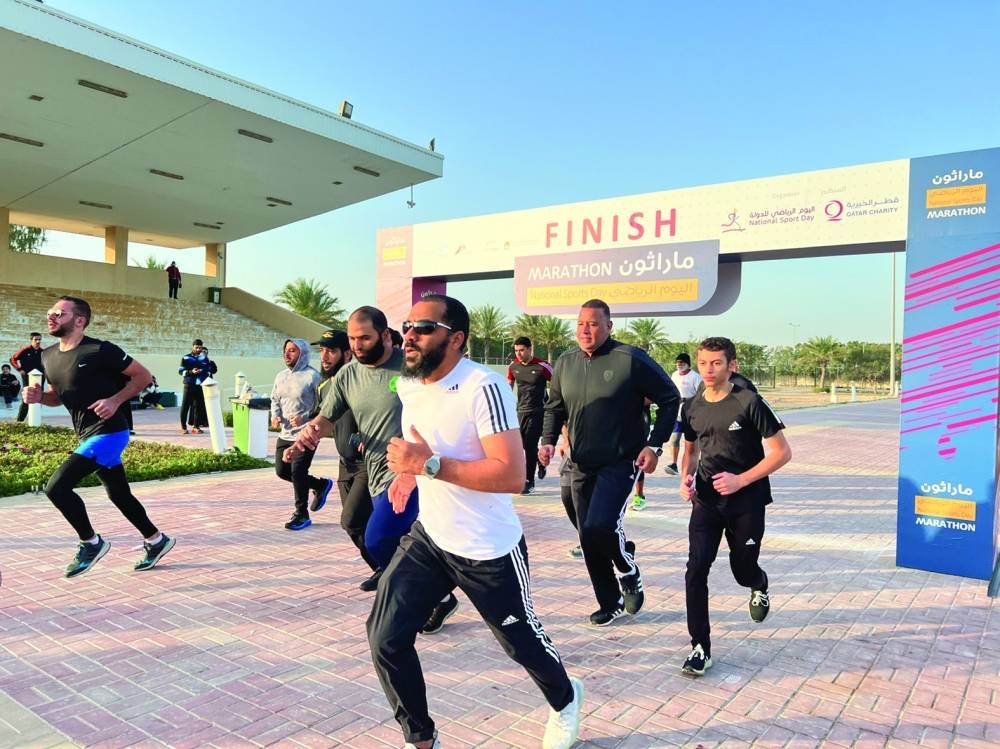 Qatar Charity holds NSD marathon - Gulf Times