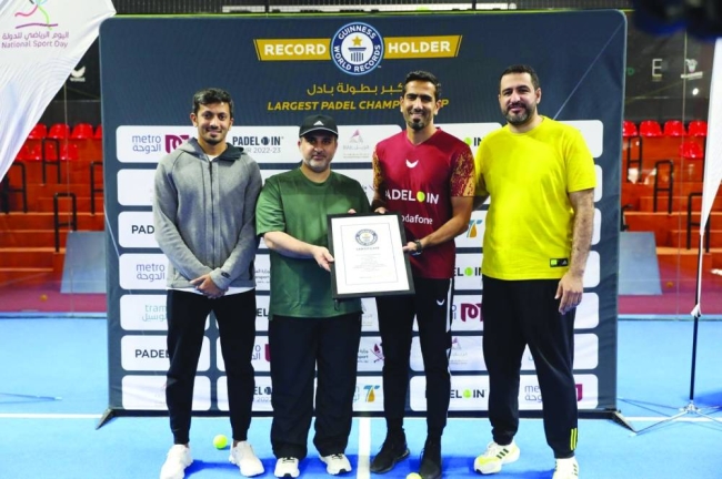 Qatar Rail marks NSD with Guinness World Record - Gulf Times