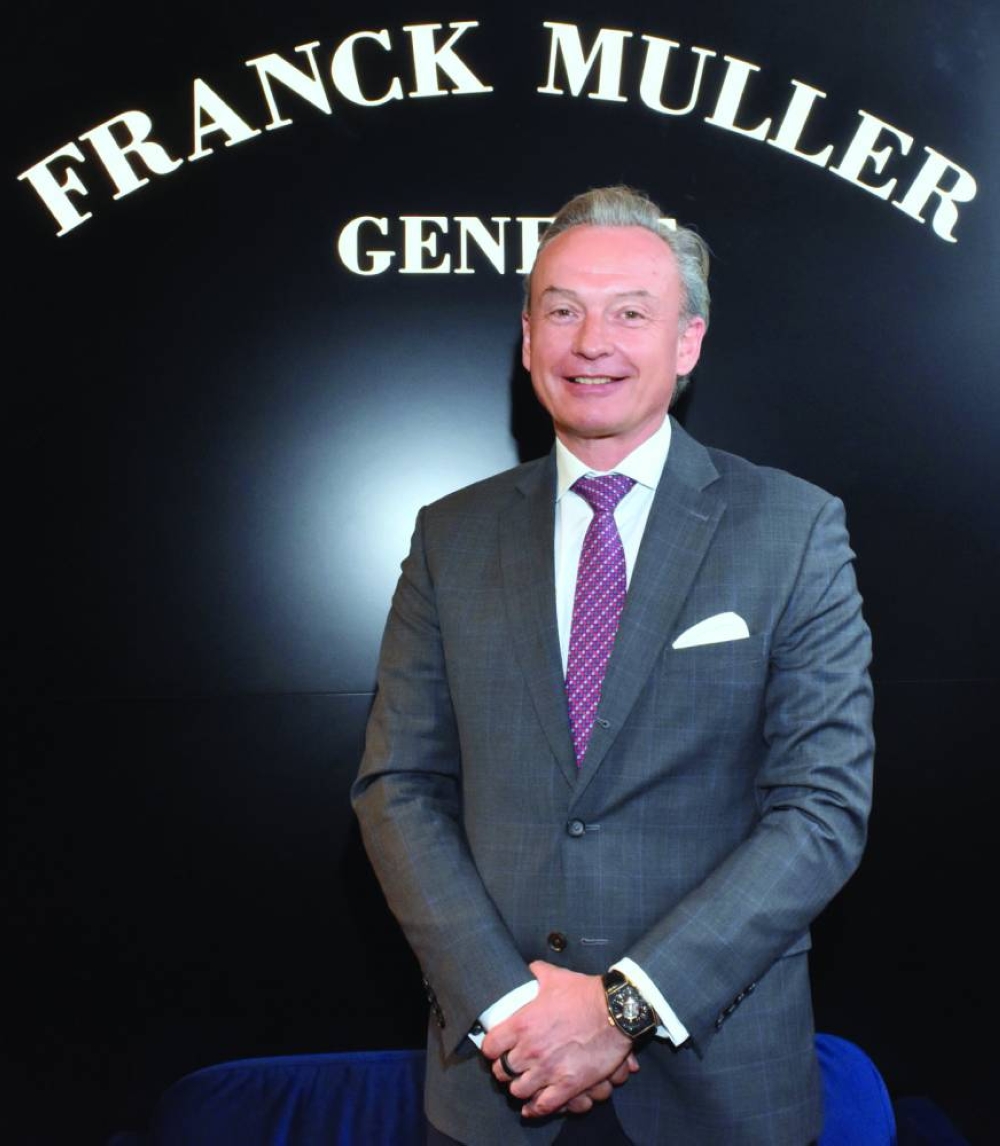 Franck Muller showcases high-value watches at DJWE - Gulf Times