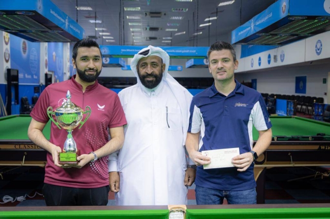 Ali al-Obaidli wins Ramadan Open Snooker Championship - Gulf Times