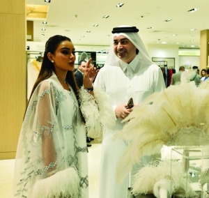 Qatari designer launches first haute couture evening, bridal ...