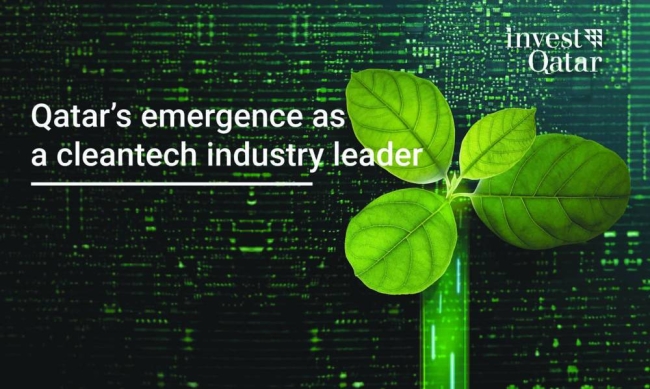 Qatar is emerging as cleantech industry leader, says IPA Qatar report - Gulf Times
