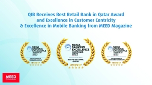 QIB receives ‘Best Retail Bank in Qatar Award’, ‘Excellence in Customer ...