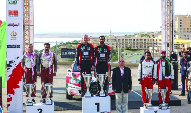 Al-Rawahi wins Jordan Rally, al-Attiyah finishes second - Gulf Times