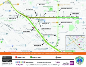 D-Ring Road intersection closure to facilitate pedestrian bridge ...