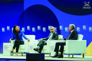 Qatar Economic Forum session: Recession risks rising due to interest ...