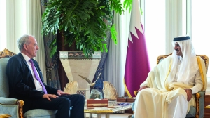 Amir meets outgoing German ambassador - Gulf Times