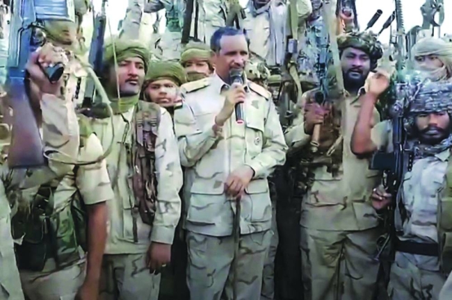 Hemedti appeals for replacement of Sudan’s army leadership - Gulf Times