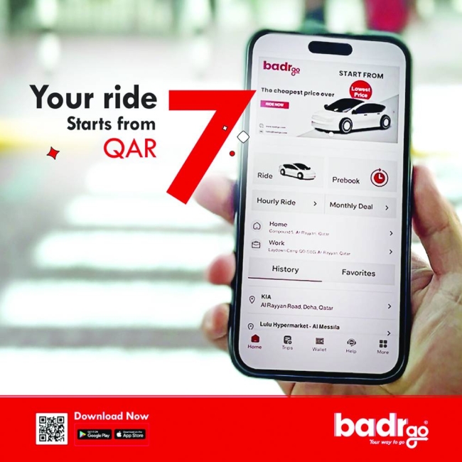 Qatari ride-hailing app badrgo launched - Gulf Times