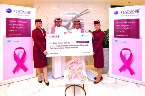 Qatar Airways employees unite against cancer; raise funds for Qatar ...