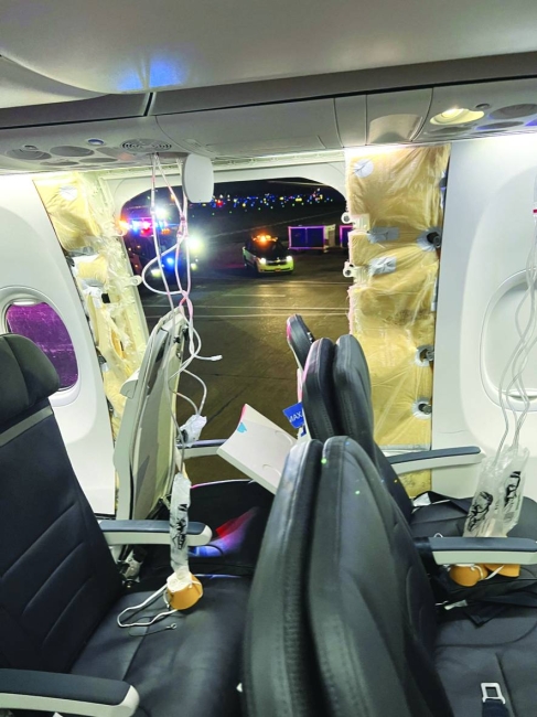 US FAA orders Boeing 737 MAX 9 planes grounded after blowout - Gulf Times