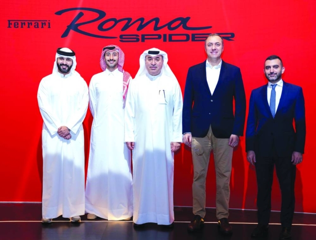 Alfardan Sports Motors reveals new Ferrari Roma Spider in Qatar - Gulf ...