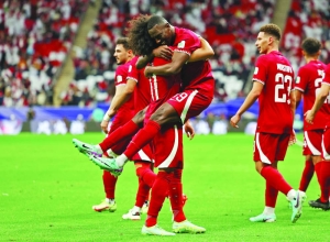 Qatari squad players upbeat about qualifying for round of 16 - Gulf Times