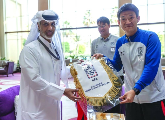 Asian Cup Qatar LOC chairman Sheikh Hamad meets participating teams ...