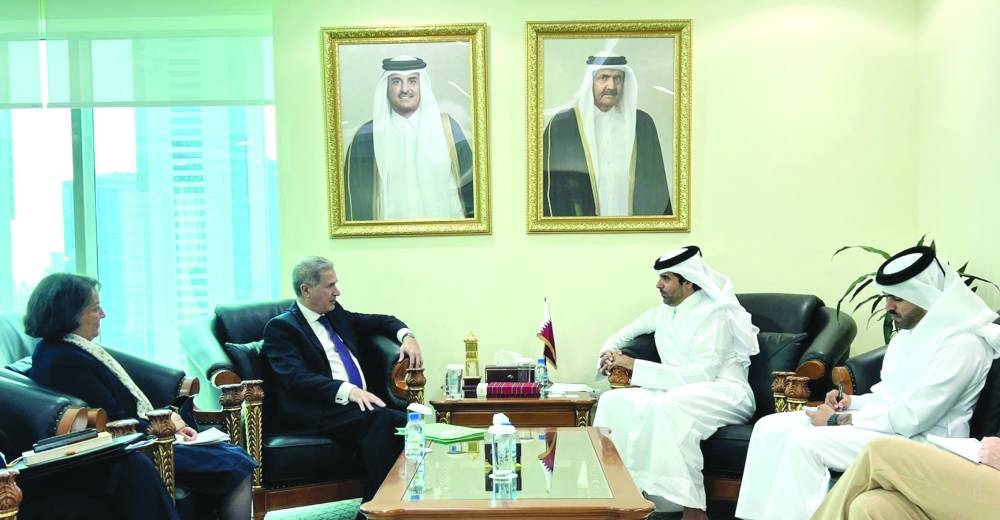 Al-Hanzab meets French special envoy - Gulf Times