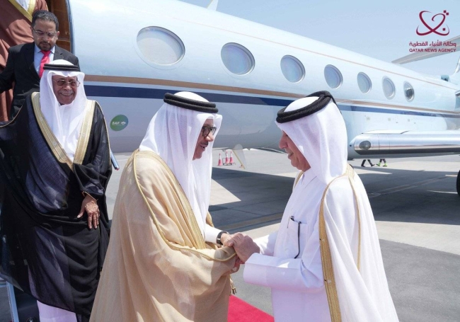 Bahraini Minister of Foreign Affairs arrives in Doha - Gulf Times