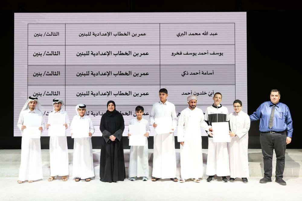 Ministry honors student winners of Arabic language competitions - Gulf ...