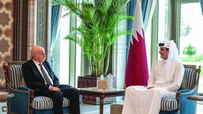 Amir meets Walid Jumblatt - Gulf Times