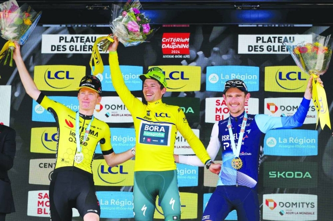 Roglic holds on to win Criterium du Dauphine - Gulf Times