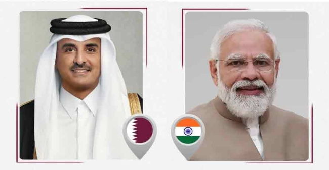 Amir, Indian PM discuss ways to strengthen ties - Gulf Times