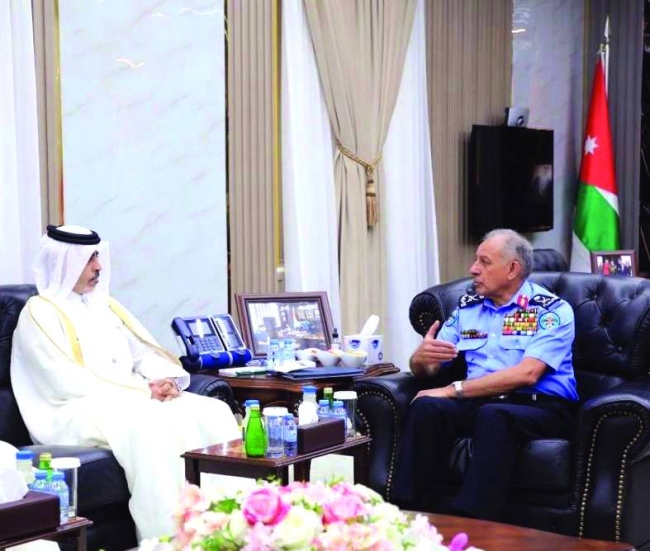 MoI top official meets Jordan's director of public security - Gulf Times