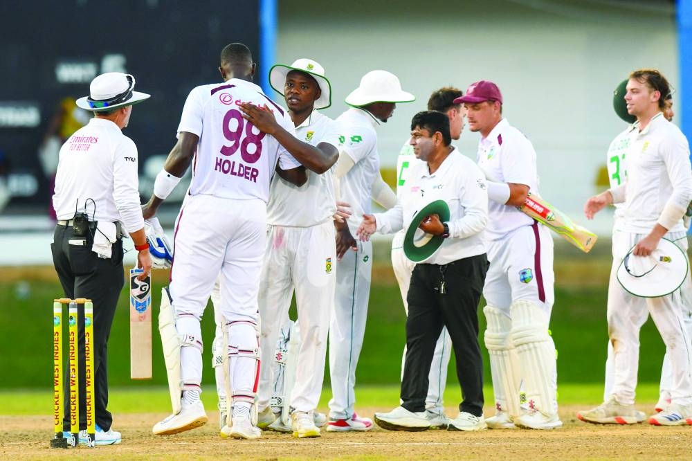 Athanaze heroics guide hosts West Indies to South Africa draw - Gulf Times
