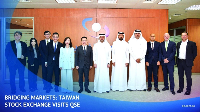 QSE welcomes delegation from Taiwan Stock Exchange - Gulf Times
