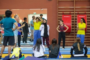 Al-Hitmi inaugurates the Artistic Gymnastics Coaches Course held in ...