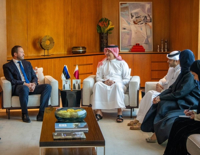 Al Mannai meets Estonian FM - Gulf Times