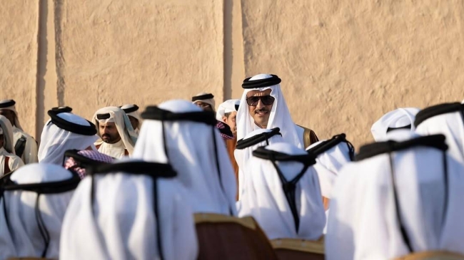 Amir, Father Amir receive well-wishers on marriage of Sheikh Khalifa ...