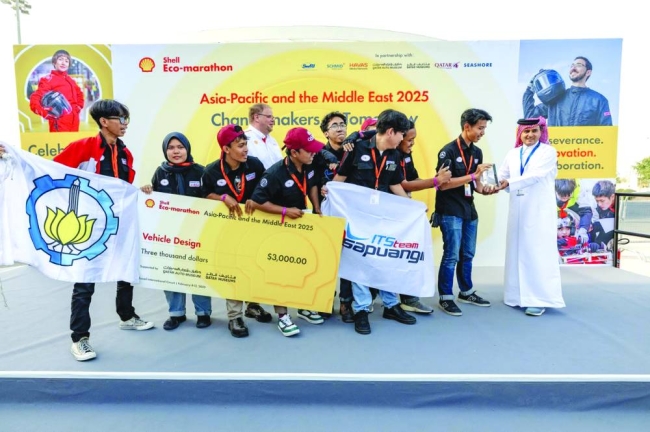 Shell Eco-marathon Asia-Pacific and the Middle East awards winners ...
