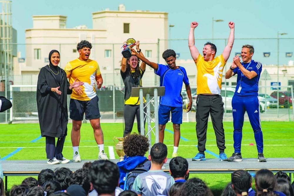 Qatari athlete inspires Doha College students - Gulf Times