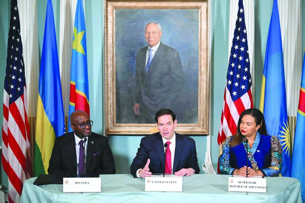 Rwanda, DR Congo sign peace deal in US after rebel sweep - Gulf Times