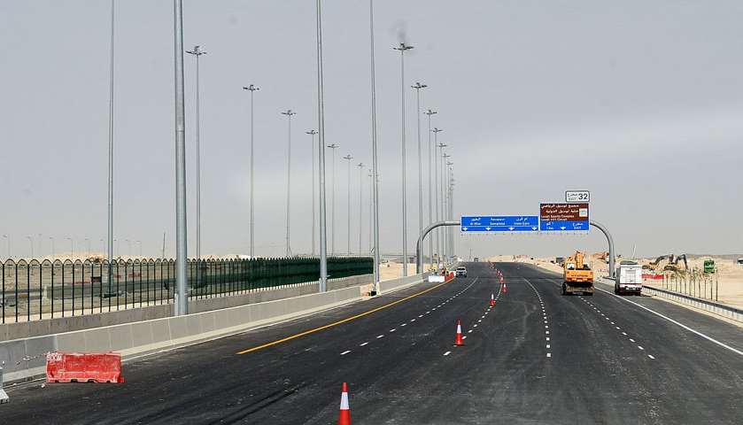 The partially opened Al Khor-Doha Expressway - Gulf Times
