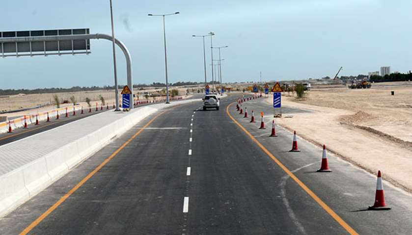 The partially opened Al Khor-Doha Expressway - Gulf Times