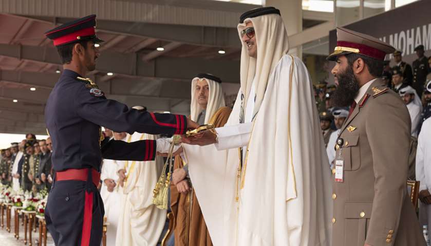 Amir attends graduation of Military College students - Gulf Times