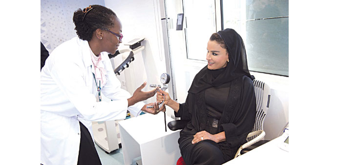 Sheikha Moza opens Qatar Biobank building - Gulf Times