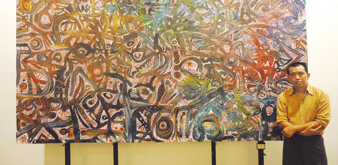 Myanmar prison art tells story of repression - Gulf Times