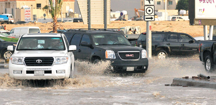 16 die, 3 missing in Saudi flash floods - Gulf Times