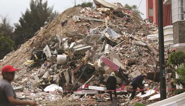 Signs of corruption emerge from rubble of Mexico quake - Gulf Times