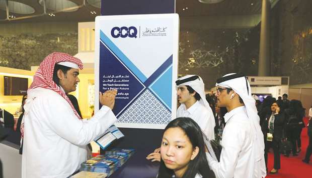 CCQ showcases academic courses at UniExpo Qatar - Gulf Times