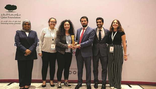 Arabic debate championship comes to a close in US - Gulf Times