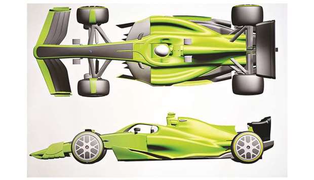 F1 presents new car and rules revamp for 2021 - Gulf Times