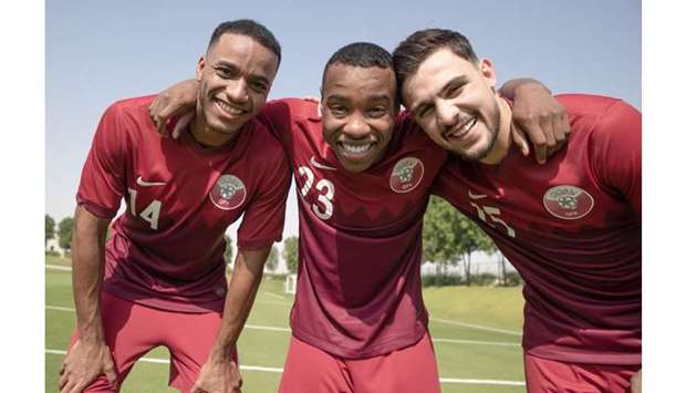 QFA reveals new kits for the national football team - Gulf Times
