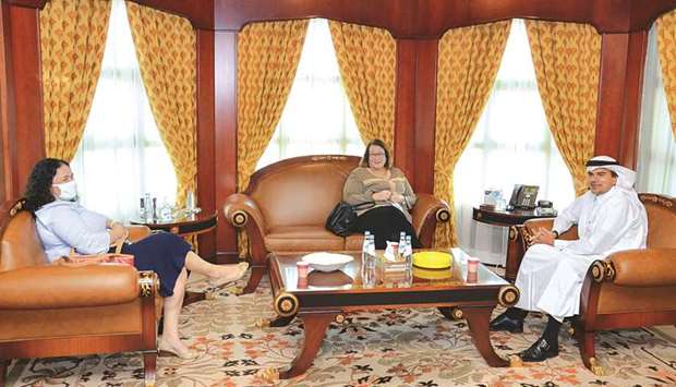 Ambassador Greta Holtz visits QIIB headquarters - Gulf Times