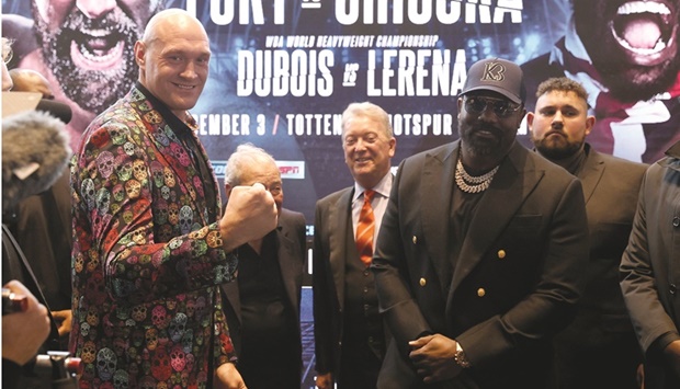 Fury to defend world heavyweight title against Chisora - Gulf Times