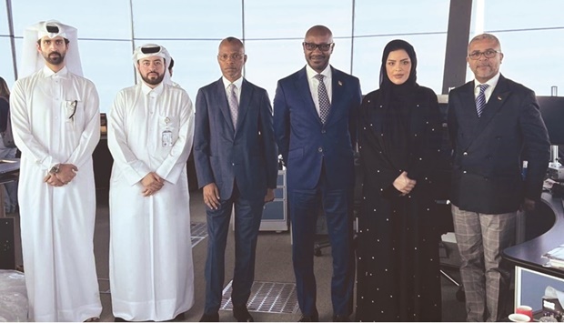 Mozambique minister visits HIA’s control tower - Gulf Times