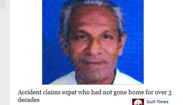 Indian road accident victim buried in Doha - Gulf Times