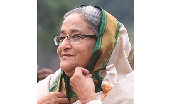Flight carrying Hasina makes emergency halt - Gulf Times
